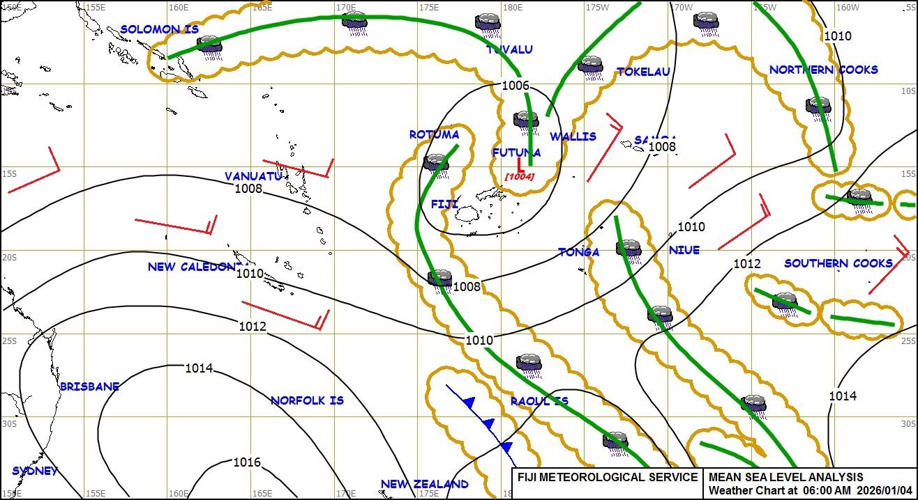Weather Map - Fiji Meteorological and Hydrological Services