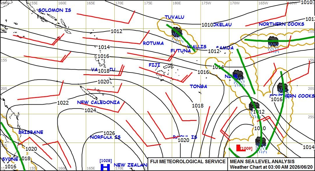 Weather Map - Fiji Meteorological and Hydrological Services