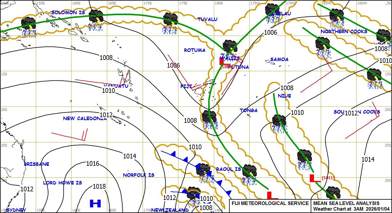 Weather Map - Fiji Meteorological and Hydrological Services